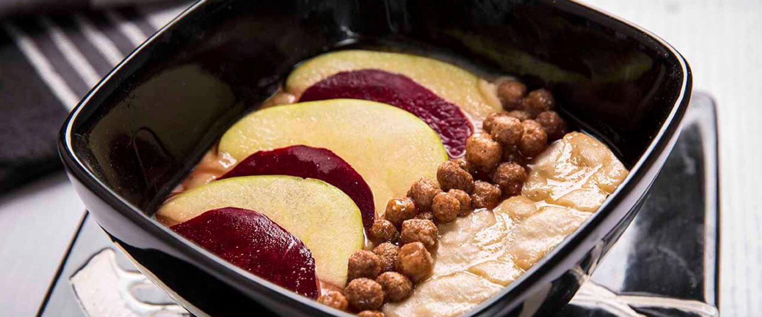 Beetroot, Apple, Coated Groundnut, Turmeric, Ginger and Honey Porridge ...