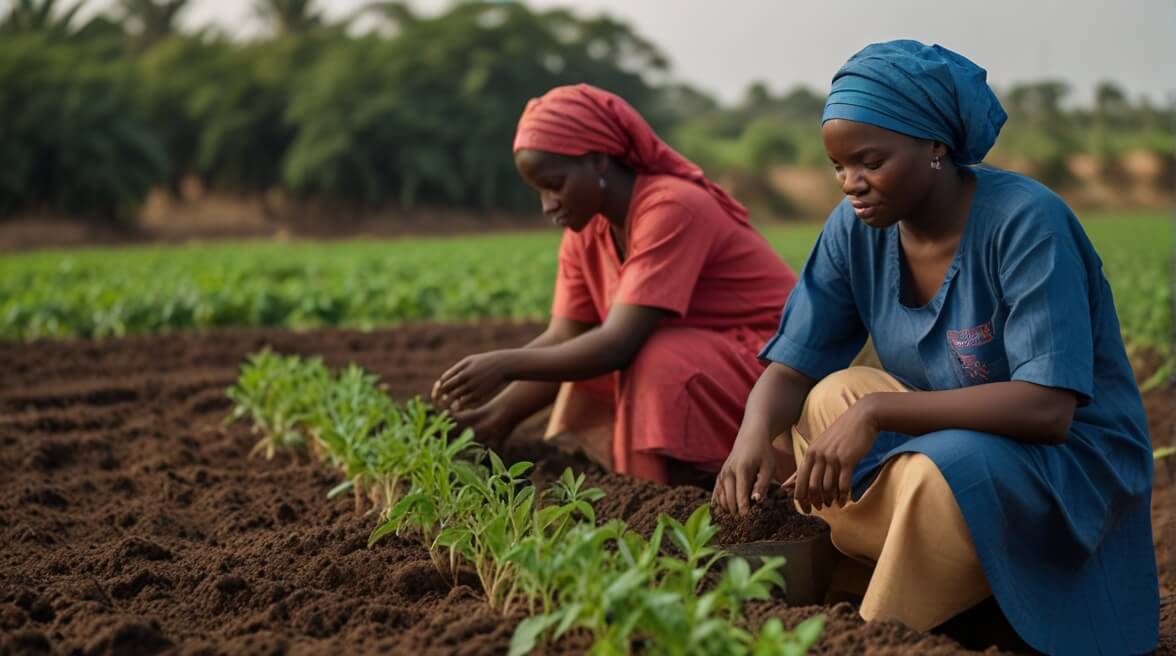 Nigerian Women Working Nigerian Women Working